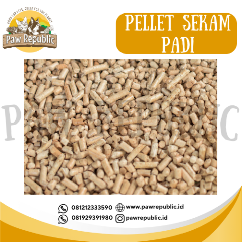 Pelet Sekam Padi Natural | Alternatif Pasir Kucing Alami